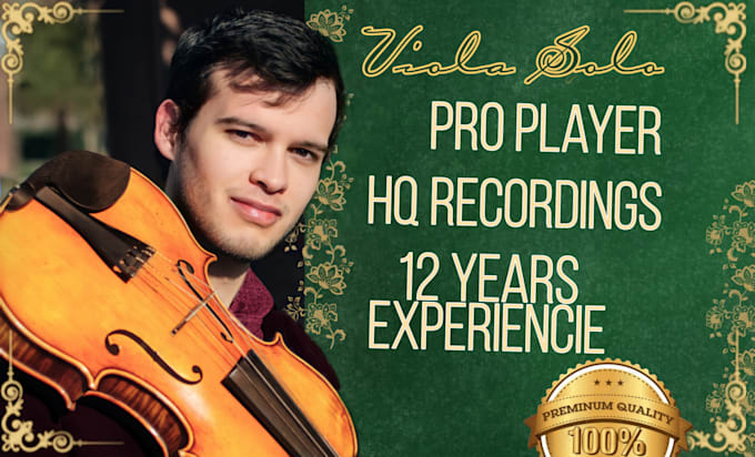 Record hq violin n viola for your track by Neorpheus | Fiverr