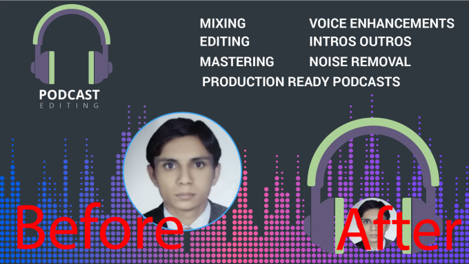 Edit your podcast remove noise reverb and echo from it by Attashahani ...