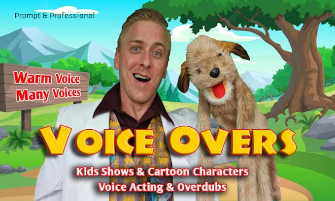 Voice cartoon characters with pro production by Freeyourflow | Fiverr