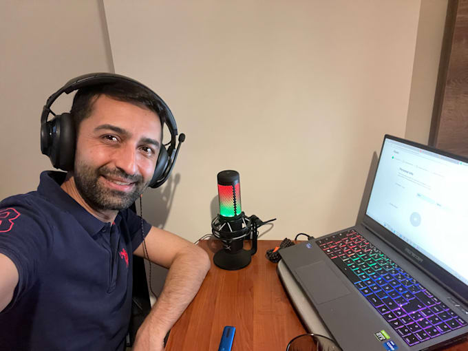 Record a professional turkish male voiceover for your professional ...