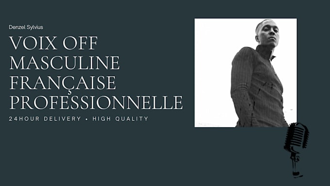 Record a professional french voice over for you with the best quality ...