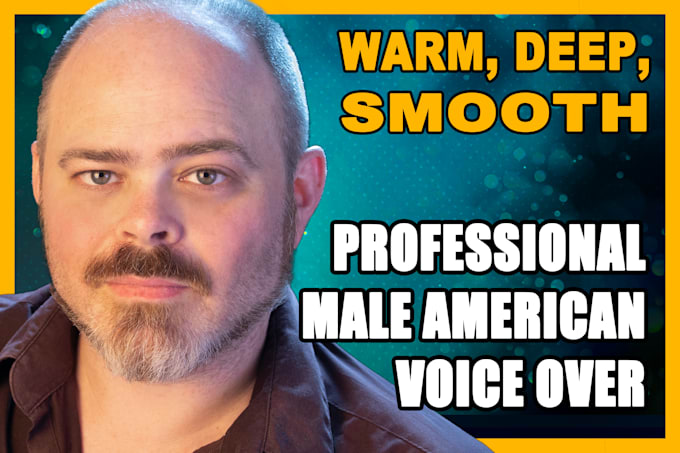 Record a professional deep american male voice over, no ai by ...