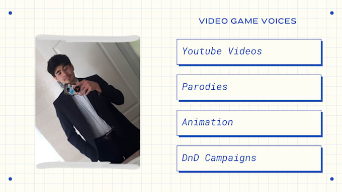 Record characters for your video game by Calumgoudie238 | Fiverr