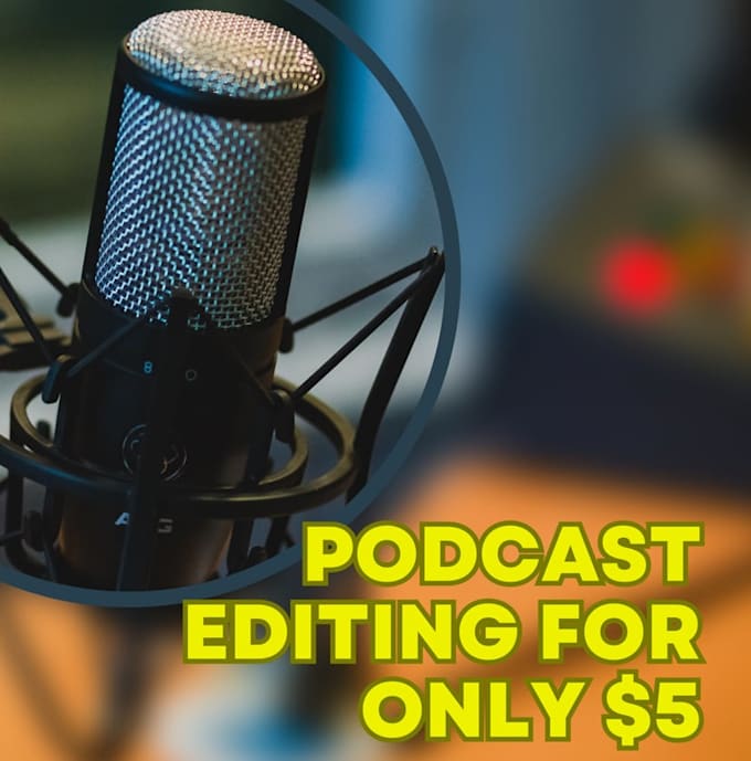 Edit, mix and master your podcast for 50 usd by Adirsab | Fiverr