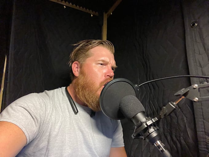 Do a american male voice confident stern caring tones by Robert_red ...