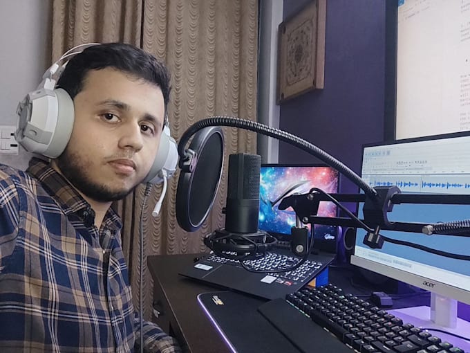 Do professional voiceovers in american english male voice by Lucifer_fw ...