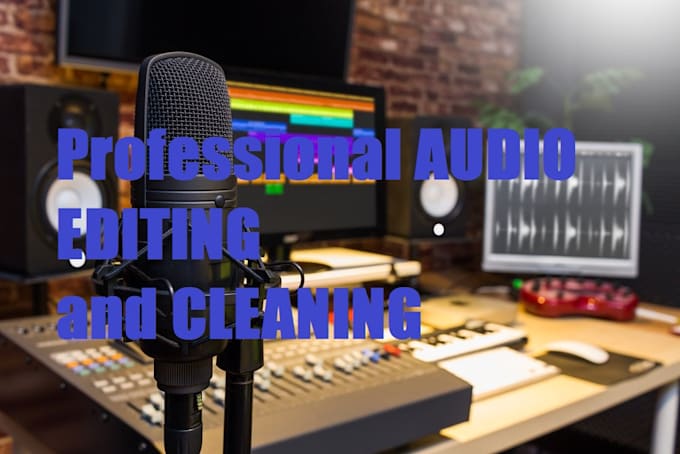 Clean, edit, fix you audio by Nemkii | Fiverr