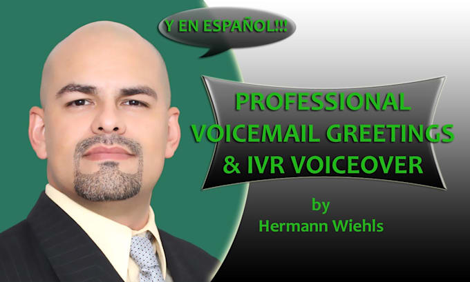 Make your voice mail greeting sound professional by Hermannsvoice | Fiverr