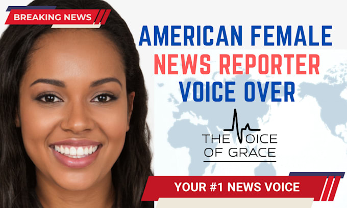 Record an american female news reporter voice over by Thevoiceofgrace ...