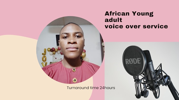 Record your south african, west african voice over by Mbiaptiay | Fiverr