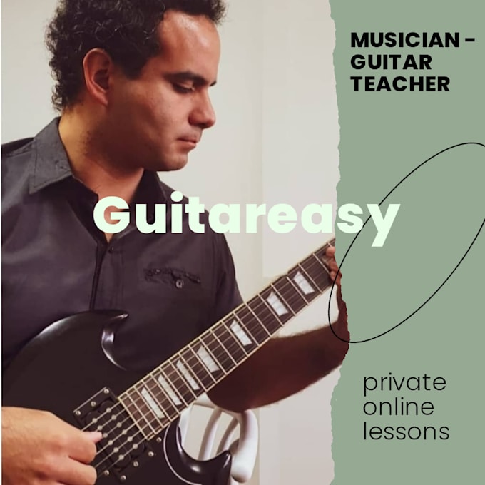 Give you electric or acoustic guitar lessons online by Guitareasy | Fiverr