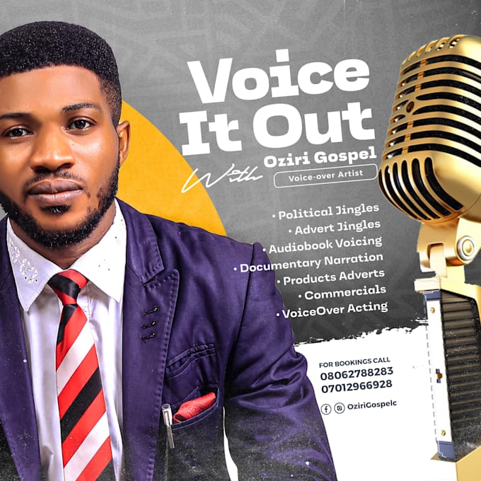 Produce professional voice over, narration, radio voice, audiobook by ...