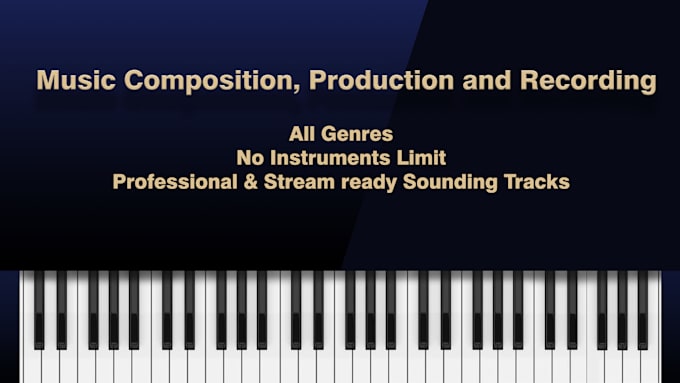 Compose and produce songs and background scores in any genre by Nikhilsiddhesh | Fiverr