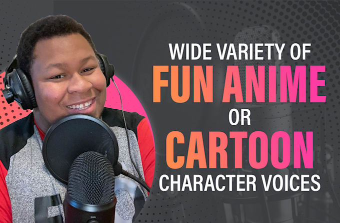 Provide a fun anime and cartoon character voice by Melvindeal | Fiverr
