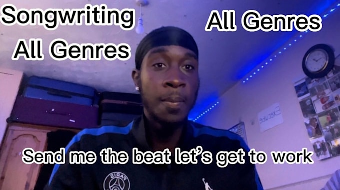 Write you a catchy hit song or rap lyrics by G_nino | Fiverr