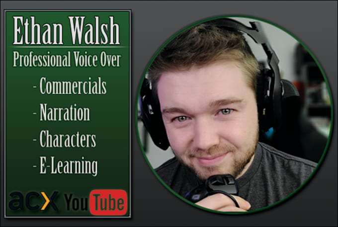 Record a professional american male voice over in english by Ethanriggz | Fiverr