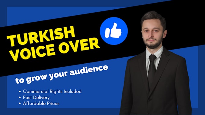 Record any turkish male voice over by Tamerlan_htm | Fiverr