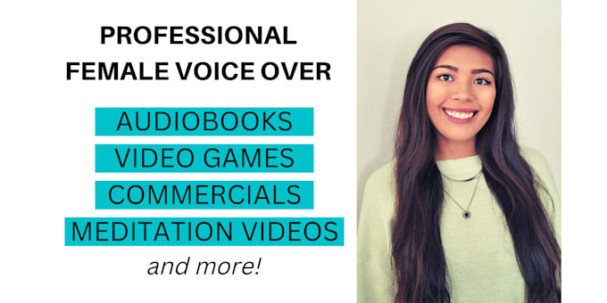 Record a professional female voice over by Emily_santos | Fiverr