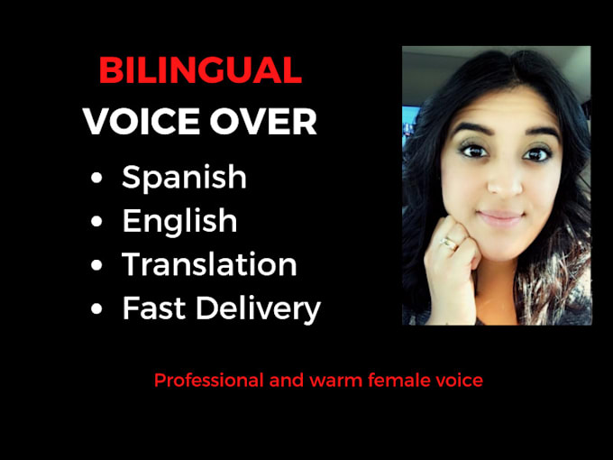 Record a female voice over in spanish or english by Lizbellobizz | Fiverr