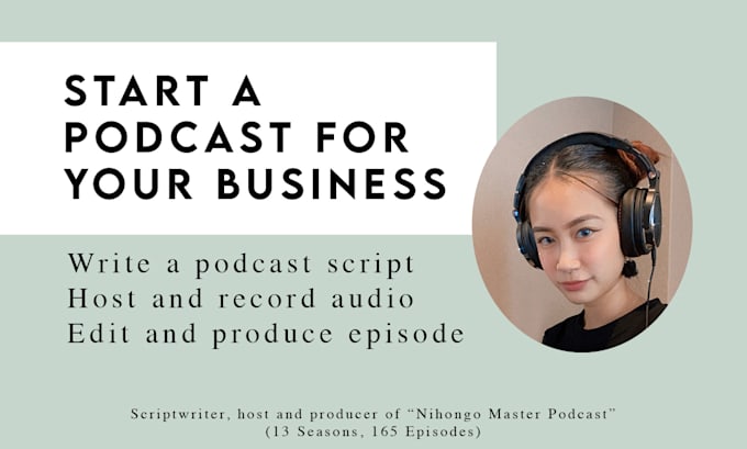 Write, host and produce a podcast by Azrasyakirah | Fiverr