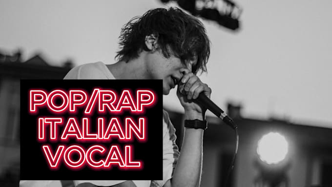 Sing professional pop and rap vocal lines for you in italian by Need ...