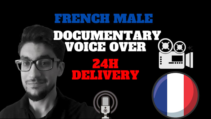 Record a documentary style french male voice over by Zack_mch | Fiverr