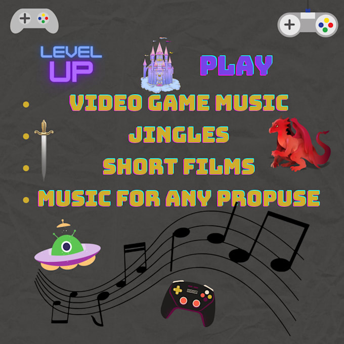 Compose music for video games or any other purpose by Tapirbros | Fiverr