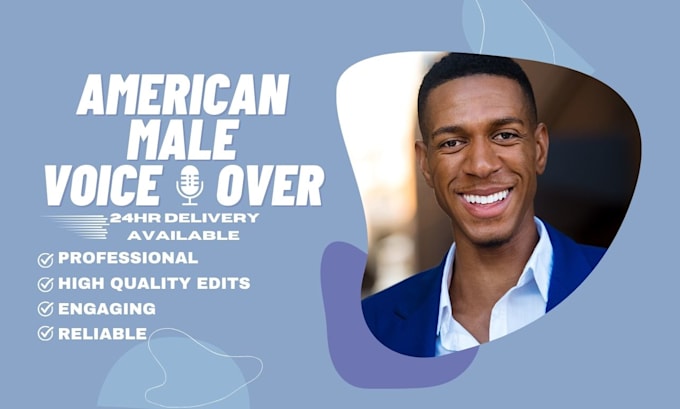 Record a professional american male voice over by Emanuelrobin382 | Fiverr