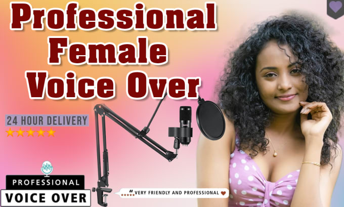 Record A Professional Female Voice Over 24 Hours Or Less By Duma Mash