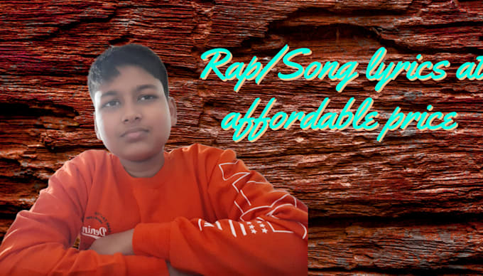 Write wonderful and catchy rap and song lyrics for you by Adityathewriter | Fiverr