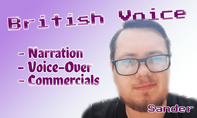 Record a voice over in a male british english voice by Proudevil | Fiverr