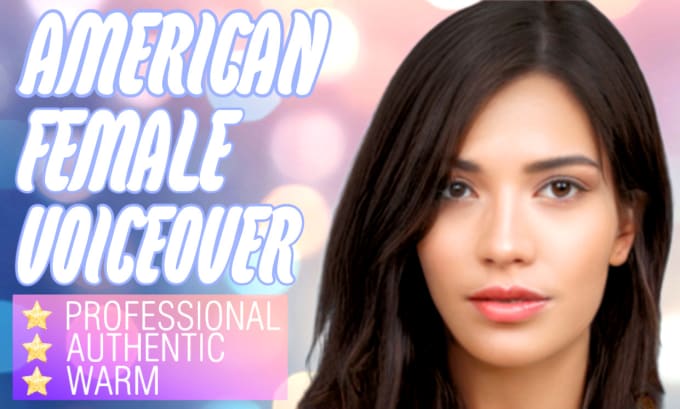 Record professional american female voiceover, now by Kestrelvo | Fiverr Record professional american female voiceover, now by Kestrelvo | Fiverr