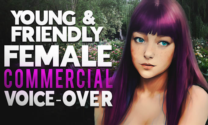 Record a female voice over for your commercial or ad by Melrose0318 ...