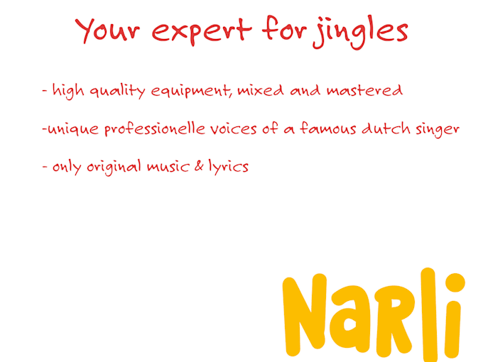 Write great jingles to fit your brand by Narliprod | Fiverr