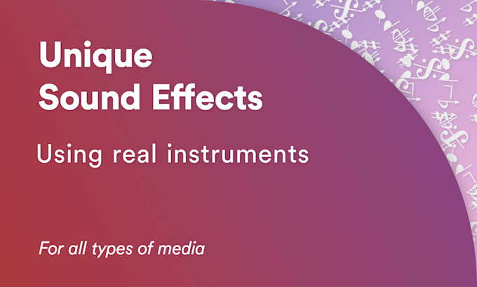 Create unique sound effects using acoustic instruments by Laulovotti ...
