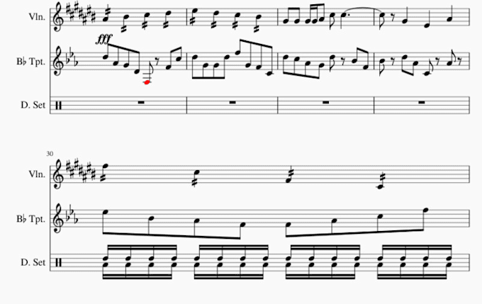 Create a musescore composition by Bobbsonbobby | Fiverr