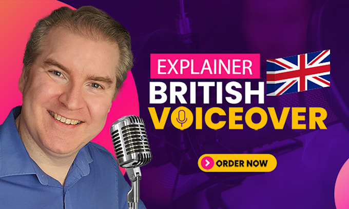 Record a british male explainer and elearning voice over by ...