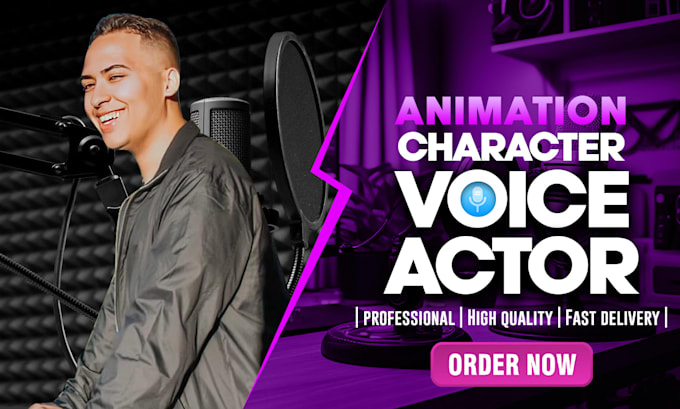 Be your animation character video game voice actor by Gooleyssb | Fiverr