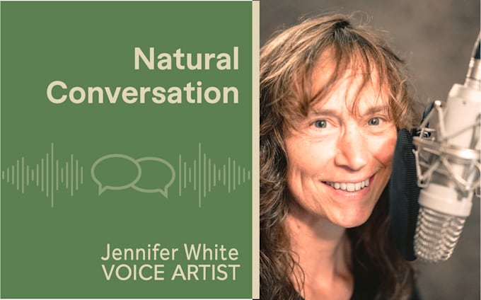 Record a pro american conversational voice over for your business by ...