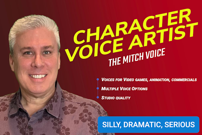 Record your male narration or character voices in english by ...