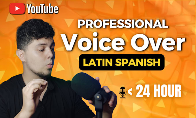Record a professional voiceover in latin spanish by Jhonavega | Fiverr