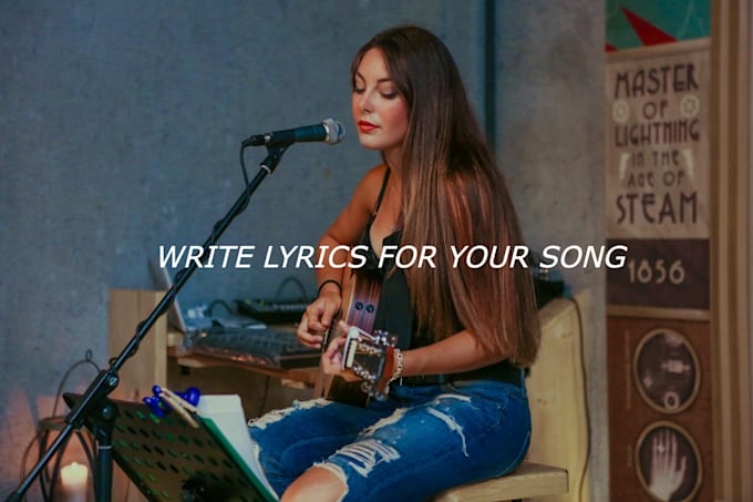 Write lyrics for your song by Darcristgrup | Fiverr