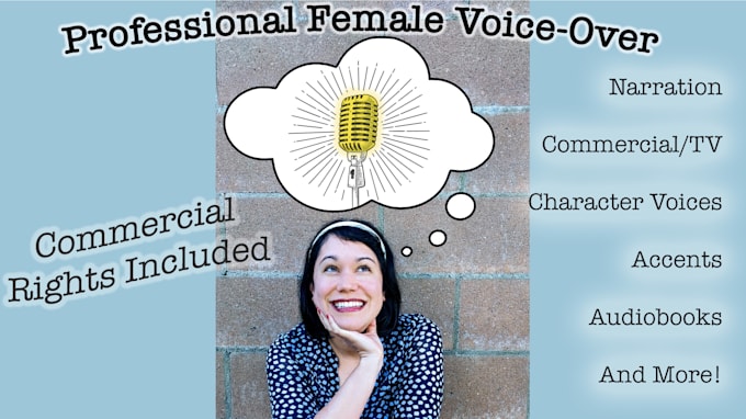 Create original voice over and narration for your project by Jsp3nce ...
