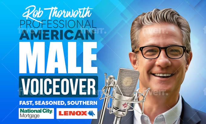 Record a professional american male voice over by Robthorworth | Fiverr