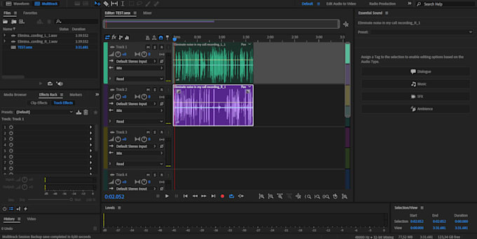 Clean, fix, mix your audio files by Oyenzmedia | Fiverr