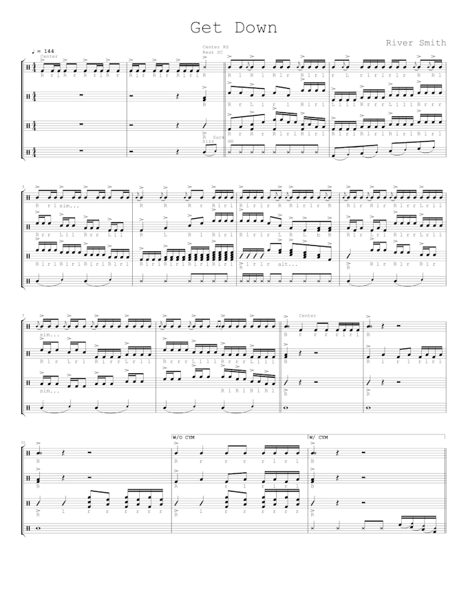 Write a drumline cadence by Riversdrums | Fiverr Write a drumline cadence by Riversdrums | Fiverr