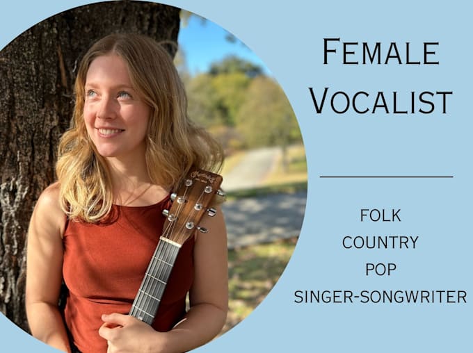 Be your female vocalist by Audreyweatherst | Fiverr