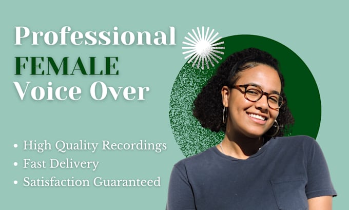 Add a professional female voice over to your project by Hallewood127 ...