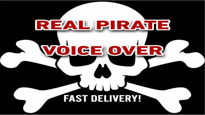 Be your authentic british pirate voice by Jacobskrapka | Fiverr