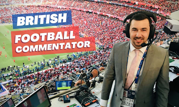 Enregistrer la voix off d'un commentateur de football britannique